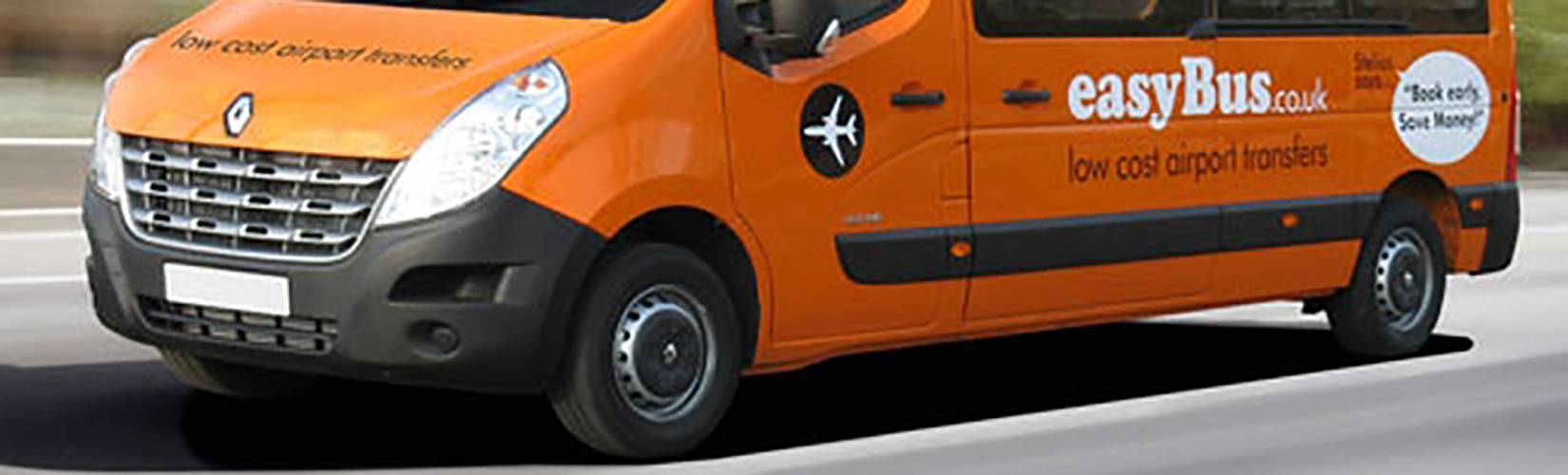 Coach airport transfers vs the minibus - the easyBus advantage
